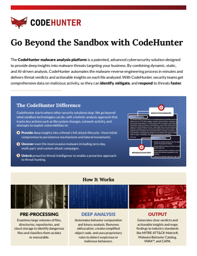 CodeHunter Malware Resources